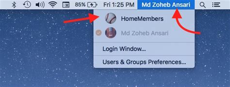 How To Quickly Switch Users On Mac Without Logout