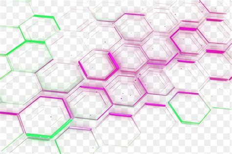 Vibrant Hexagonal Neon Pattern Png Free Png Rawpixel