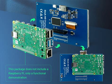 Amazon Com ELECROW 5 Inch Resistive Touch Screen Display QLED 800x480 TFT LCD Mini Monitor
