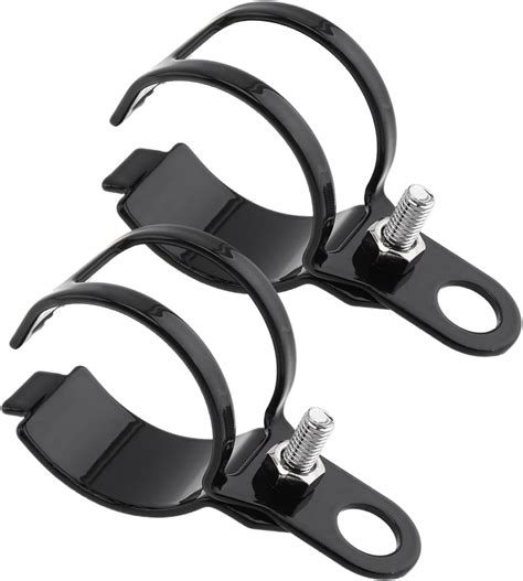Sylvil 2pcs Motorcycle Fork Indicator Brackets Metal Front Turn Signal Light Holder Sylvil 2pcs Motorcycle Fork Indicator Brackets Metal Front Turn Signal Light Holder