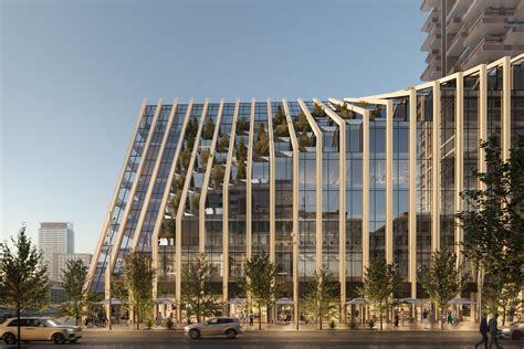 Architectural Visualization Office Building In Dubai Facade Architecture Architecture