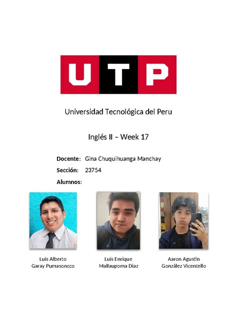 Ac S17 Week 17 Task Assignment Final Assignment Part I Ingles Ii Universidad