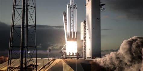 Spacex点火测试猎鹰重型火箭 为登陆火星做准备手机新浪网