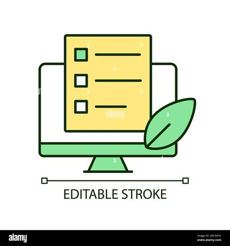 Test Eco Friendly Compliance Rgb Color Icon Stock Vector Image And Art Alamy