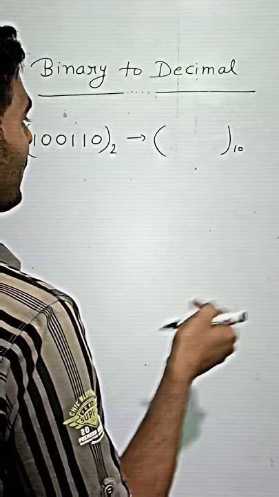 Binary To Decimal Conversation Shorts Computer Binary