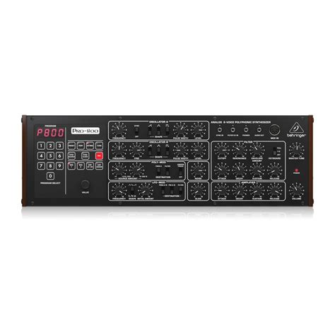 Behringer Pro 800 Analog 8 Voice Polyphonic Synthesizer Gear4music