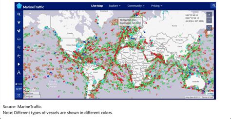 A Snapshot Of Global Vessel Traffic Based Ais Data Download