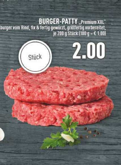 Burger Patty „premium Xxl Angebot Bei Edeka