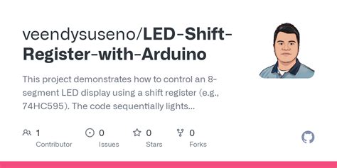 Github Veendysusenoled Shift Register With Arduino This Project Demonstrates How To Control