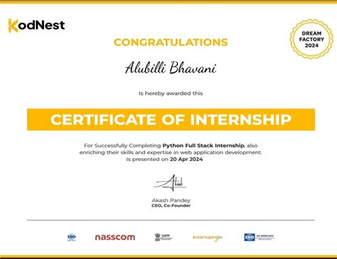 Bhavani Alubilli On Linkedin Python Fullstack Python Kodnest