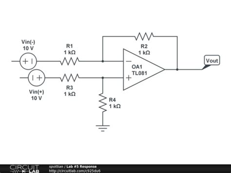 Lab 5 Response CircuitLab Lab 5 Response CircuitLab
