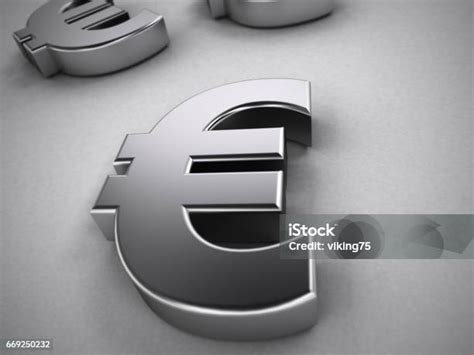 흰색 절연 금속 유로 기호 3d 렌더링 0명에 대한 스톡 벡터 아트 및 기타 이미지 0명 3차원 형태 가격 Istock