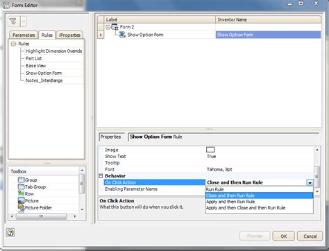 Solved Ilogic To Closehide An Open Form Autodesk Community