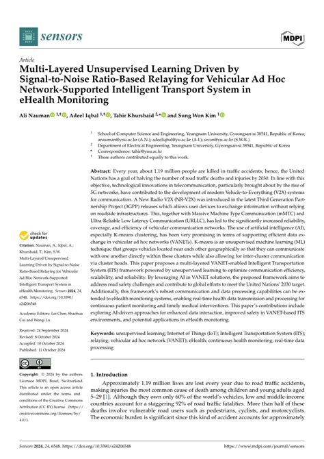 Pdf Multi Layered Unsupervised Learning Driven By Signal To Noise