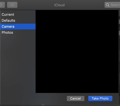 Macos Mojave Cannot Capture Picture For Icloud Avatar Using Camera Or Using Custom Image Rmacos