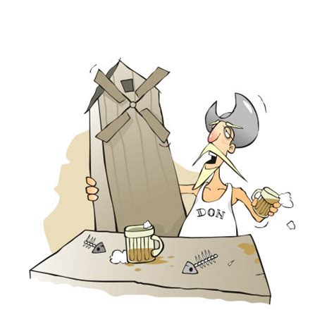 Иллюстрация дон кихот в стиле комикс | Illustrators.ru