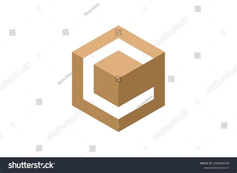 C Cube Logo Design Abstract Vector Stock Vector Royalty Free 2080949248