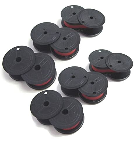 6 Calculator Ribbons Replacement Canon Mp11dx Canon Mp 11dx Black Red Adding Machine Ribbon