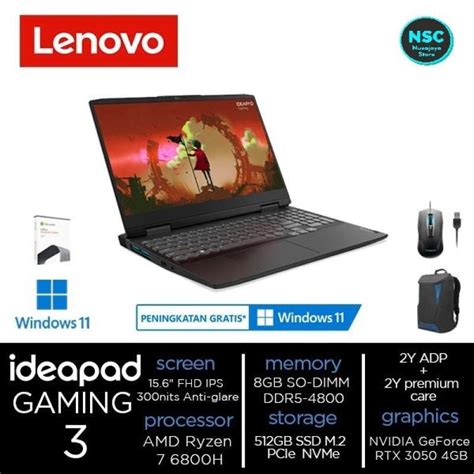 Jual Lenovo Ideapad Gaming Arh B Id Ryzen H Gb G Rtx Di Seller Nusajaya