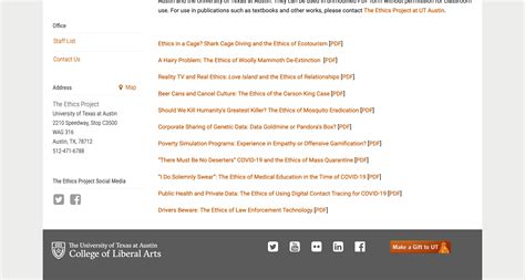 Ethics Blog Cascade Help Request