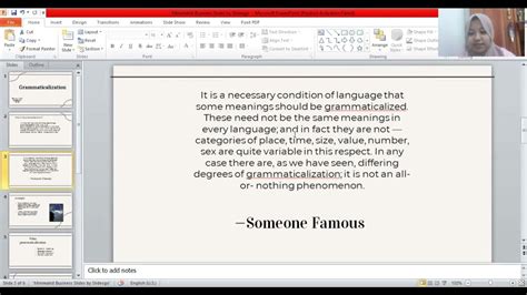 Grammaticalization Youtube