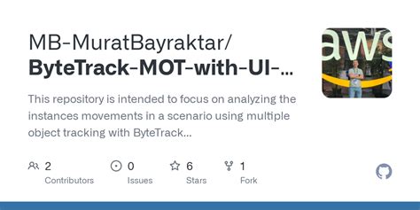 bytetrack mot with ui yolox main py at main · mb muratbayraktar bytetrack mot with ui yolox