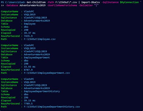 Export And Import Multiple SQL Server Tables To And From CSV Files