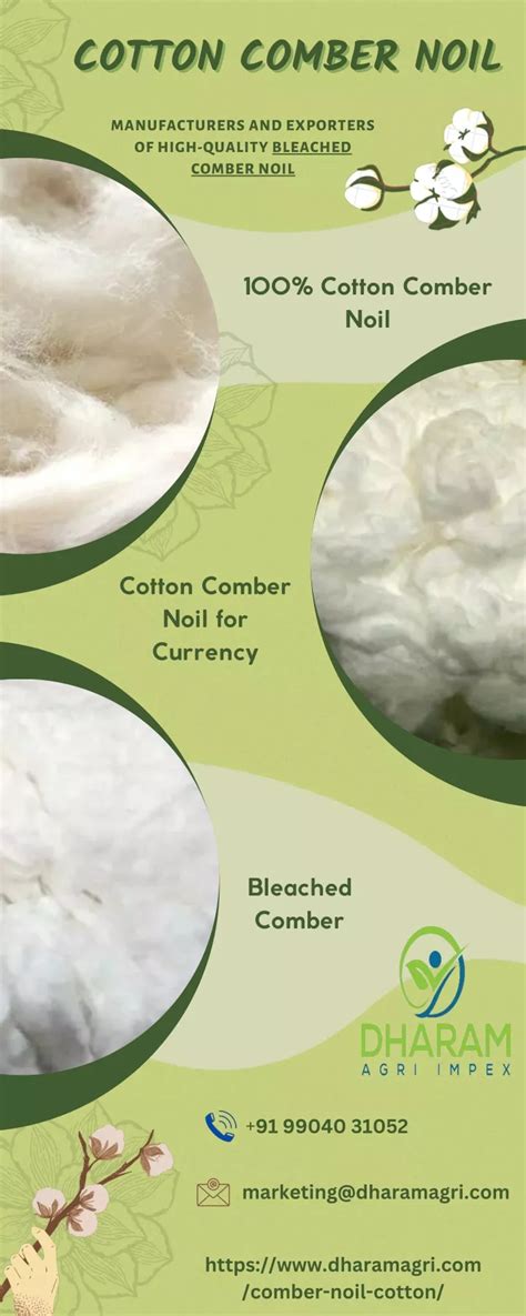 Ppt Cotton Comber Noil Powerpoint Presentation Free Download Id 11744258