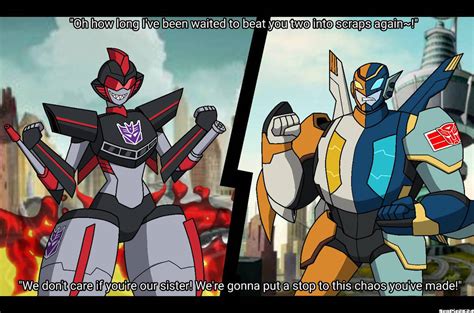 Tfa The Jet Twins Fights Their Evil Older Sister By Zerosenpie On Deviantart