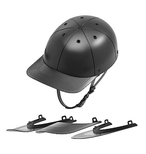 Prolids 교체 가능한 챙 3개가 있는 아동용 자전거 헬멧 야구 모자 스타일 자전거 헬멧 양면 및 티몬