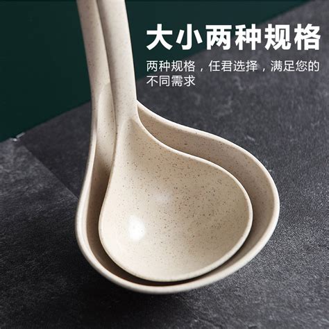 汤勺大号盛汤家用日式盛粥稀饭长柄耐高温小勺子饭勺汤碗厨房饭勺 虎窝淘