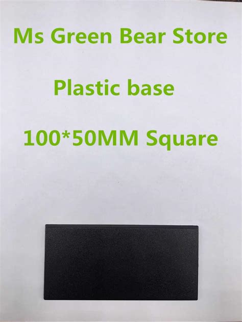 Gbs Plastic Model Base 50100 Square Base Vicedeal Gbs Plastic Model Base 50100 Square Base Vicedeal