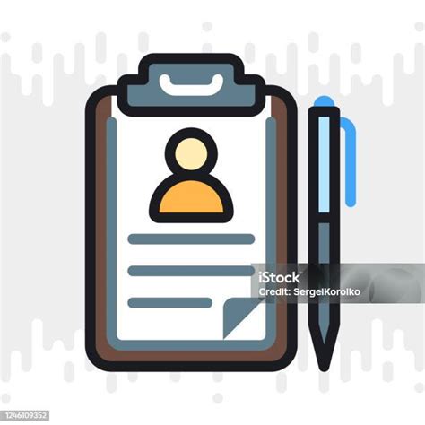 의료 기록 질병 기록 또는 환자 카드 아이콘 밝은 회색 배경에 간단한 색상 버전 건강 진단에 대한 스톡 벡터 아트 및 기타 이미지 건강 진단 건강관리와 의술 다중