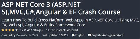 Asp Net Core 3 Aspnet 5、mvc、c、angular 和 Ef 速成班 Asp Net Core 3