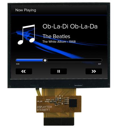 DT BTFT Series TFT LCD By Displaytech SEACOMP