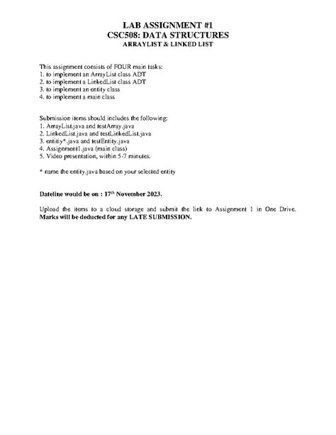 Lab Assigment 1 Csc508 Final Lab Assignment 1 Csc 508 Data