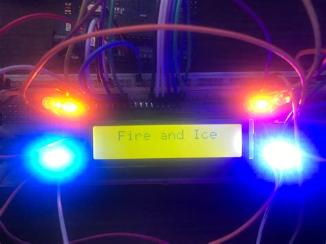LCD Display And LED Lights Combo GOT Inspired Arduino Project Hub