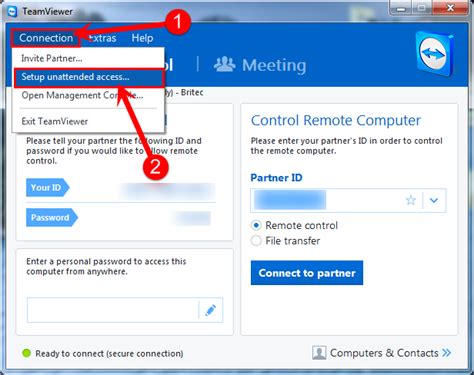Setup Unattended Access With Teamviewer
