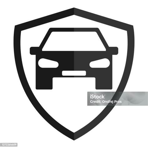 흰색 배경에 격리 된 자동차 아이콘 자동차 기호 벡터 개념 자동차 표지판 웹 형상 개념에 대한 스톡 벡터 아트 및 기타 이미지 개념 경호 교통수단 Istock