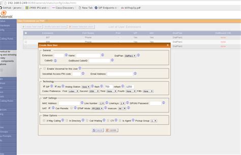 Configuration Digium Asterisk
