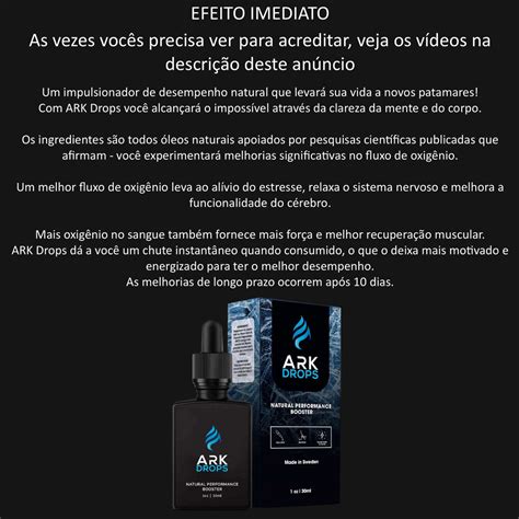 ARK Drops l ARK of Sweden l Feito na Suécia l Suplemento Dietético ...