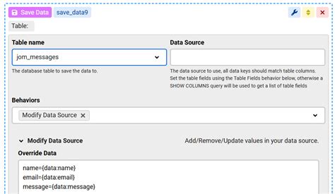 How To Save Form Data To A Custom Database Table Using Sava Data Action Chronoengine