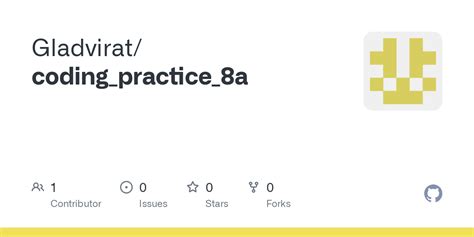 Github Gladviratcodingpractice8a