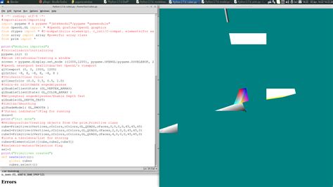 Python 27 Pyopengl Weird Random Colored Triangles Stack Overflow