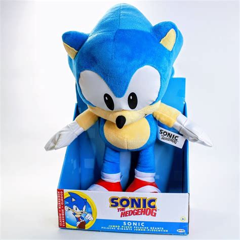 Sonic The Hedgehog Sonic Jumbo 18 Jakks Pacific Authentic Plush 4660029853