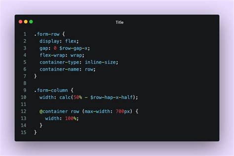 I Just Wrote My First Css Container Query Last Week After Having Looked Past Them For A While