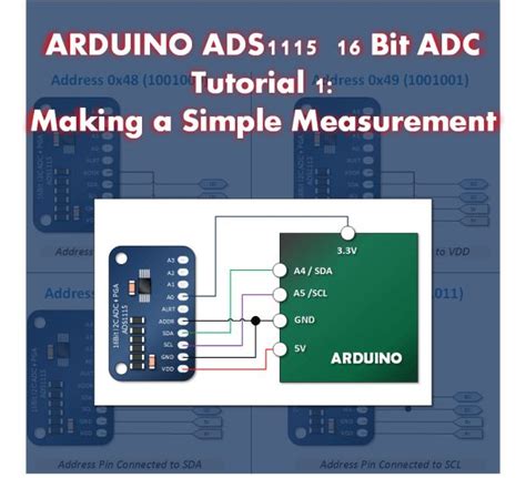 Arduino Ads1115 Module Getting Started Tutorial Arduino Tutorial
