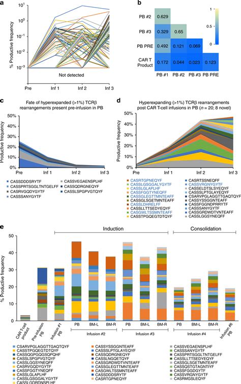 Longitudinal tracking of productive TCRβ CDR3 rearrangements a Fate of Download Scientific