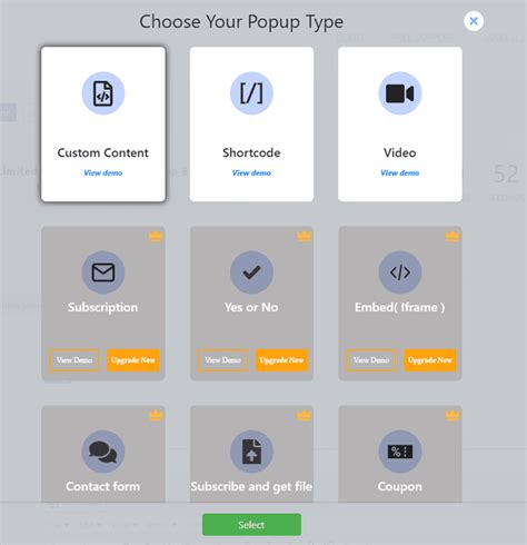 How To Create A Custom Content Popup