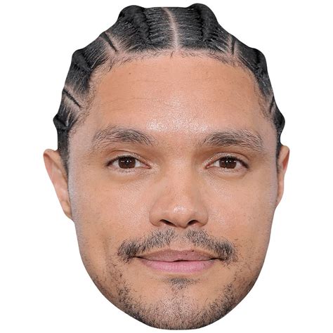 Trevor Noah Braids Mask Celebrity Cutouts